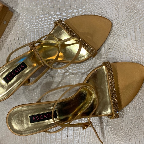 Escada | Shoes | Escada Satin Heels | Poshmark